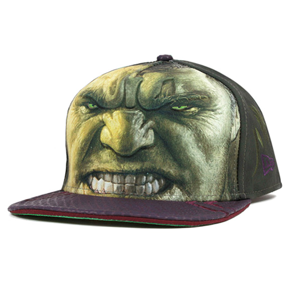 The AVENGERS AGE OF ULTRON Hulk Cap NEW ERA 59FIFTY Fitted Hat Limited ...